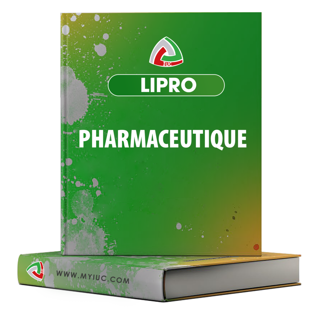 LIPRO – PHARMACEUTIQUE – IUC | Institut Universitaire de la Cote